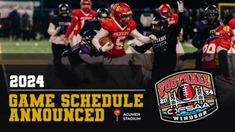 OFSAA Football Bowls Schedule Announced - OFSAA